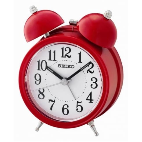 Seiko Clock Bell Alarm Clock QHK035R - Gifts & Accessories from Lowry ...